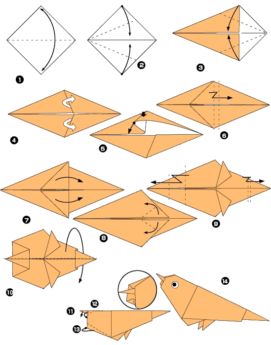 Dobraduras de papel passo a passo - Artesanato Passo a Passo!