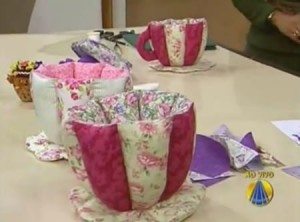 Xícara de patchwork passo a passo com molde - Artesanato Passo a Passo!