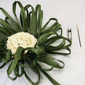 Flores de Ráfia Passo a Passo