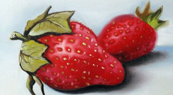 Como Pintar um Morango Passo a Passo – Em Vídeo