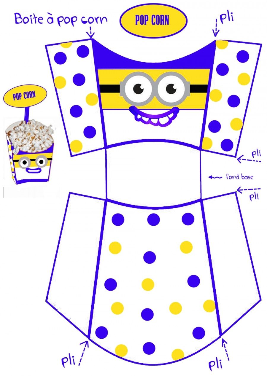 Moldes dos Minions para Imprimir e Decorar