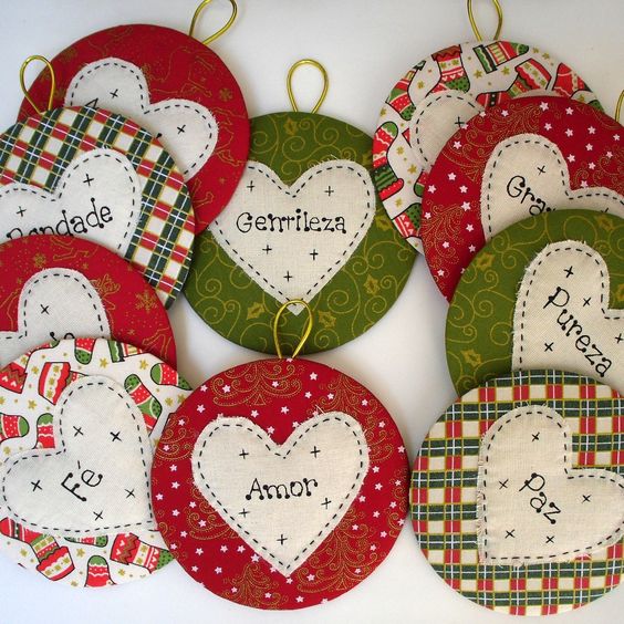 20 Ideias de Artesanato de Natal com Retalhos - Artesanato Passo a Passo!