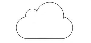 Molde de Nuvem: 65 modelos prontos para imprimir - Artesanato Passo a ...