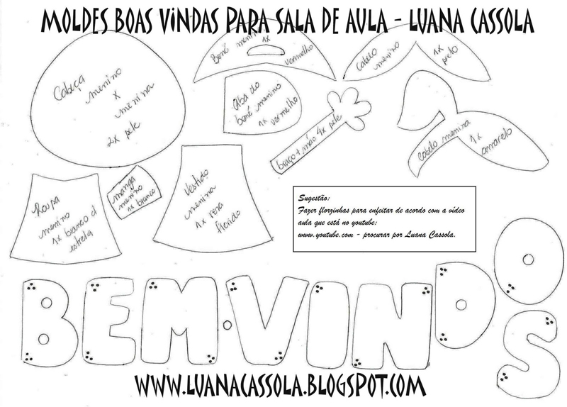 Decoração de Sala de Aula em EVA com Moldes - Artesanato Passo a Passo!