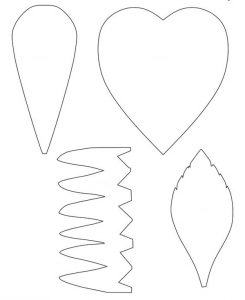 20 Moldes de Rosas para Imprimir - Artesanato Passo a Passo!