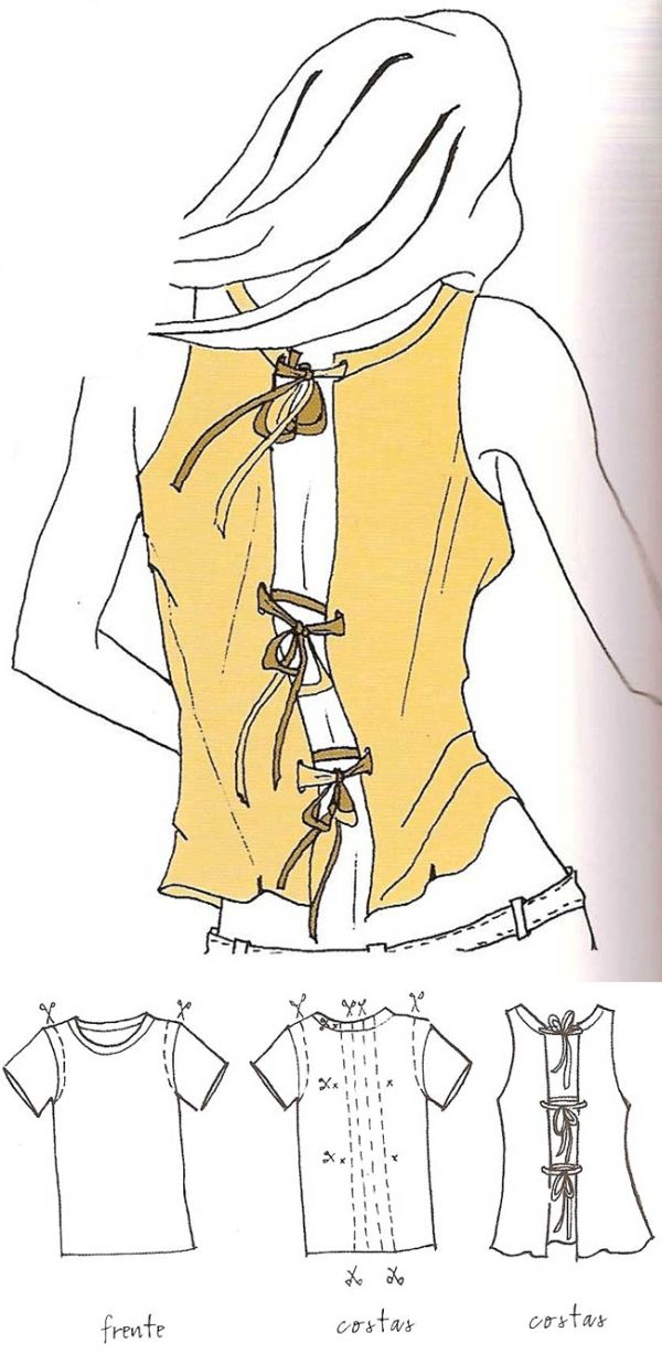 Como Customizar Camisetas Femininas: 90 Fotos, passo a passo, como ...