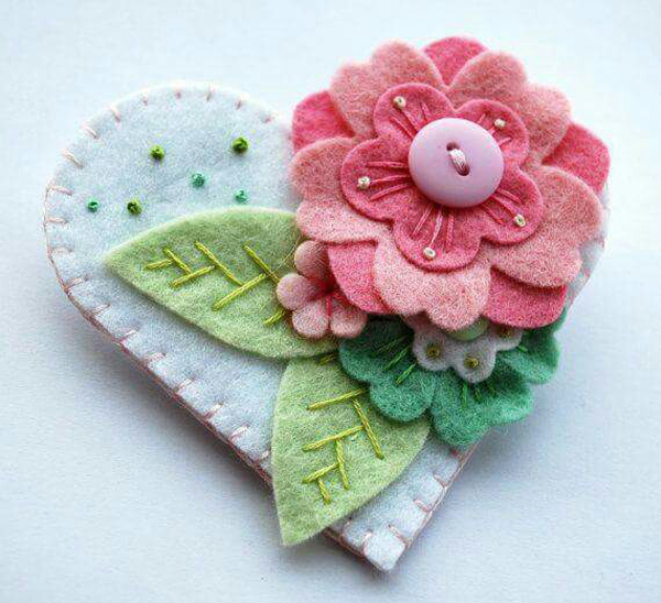 Como Fazer Broches: 30 Modelos e Ideias - Artesanato Passo a Passo!