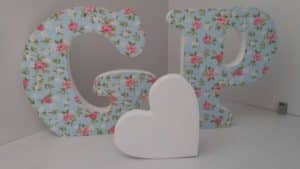 Letras em MDF Decoradas: 25 Ideias de Como Fazer - Artesanato Passo a ...