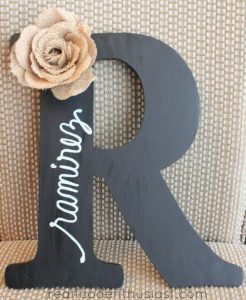 Letras em MDF Decoradas: 25 Ideias de Como Fazer - Artesanato Passo a ...
