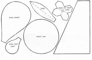 Molde de Rosa em EVA com Caneta: 30 Modelos para Imprimir - Artesanato ...