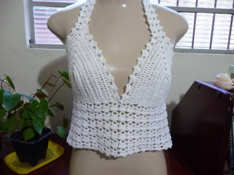 Cropped de Crochê com Gráfico: 25 Ideias Passo a Passo - Artesanato ...