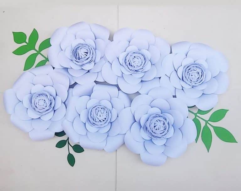 Flor de cartolina fácil com molde: 25 Ideias para arrasar na decoração ...