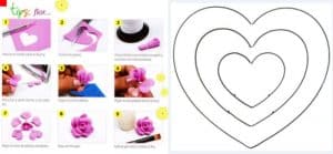 Molde de Rosa em EVA com Caneta: 30 Modelos para Imprimir - Artesanato ...