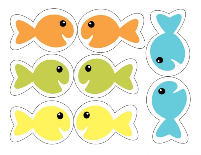 Molde de Peixe em EVA para Imprimir: Feito com CD, para Pescaria, para ...