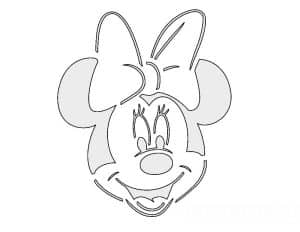 Molde da Minnie: 30 Imagens para Imprimir - Artesanato Passo a Passo!