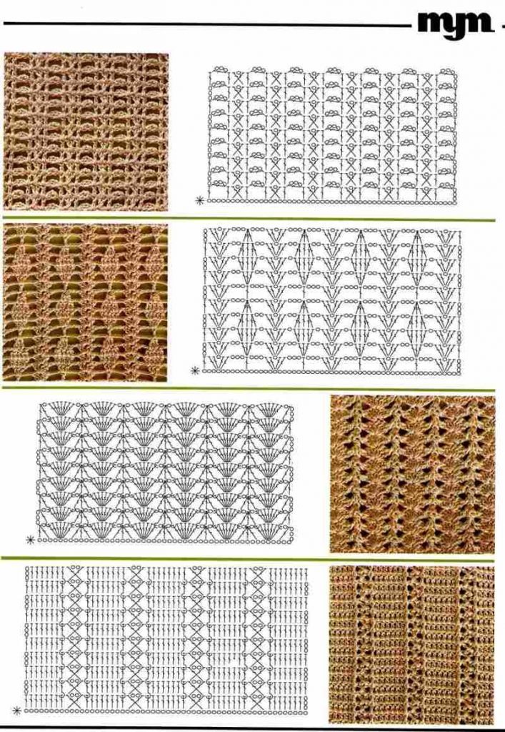 25 Pontos de crochê diferentes: passo a passo - Artesanato Passo a Passo!