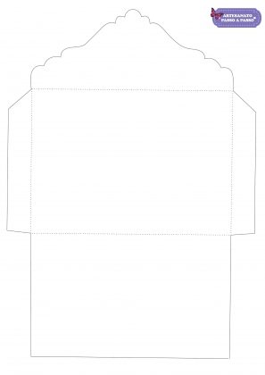 Molde de envelope para imprimir: Modelos - Artesanato Passo a Passo!