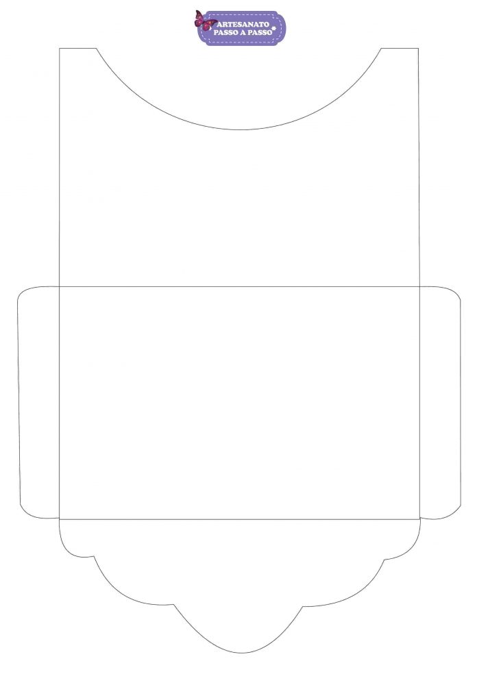 Molde de envelope para imprimir: Modelos - Artesanato Passo a Passo!