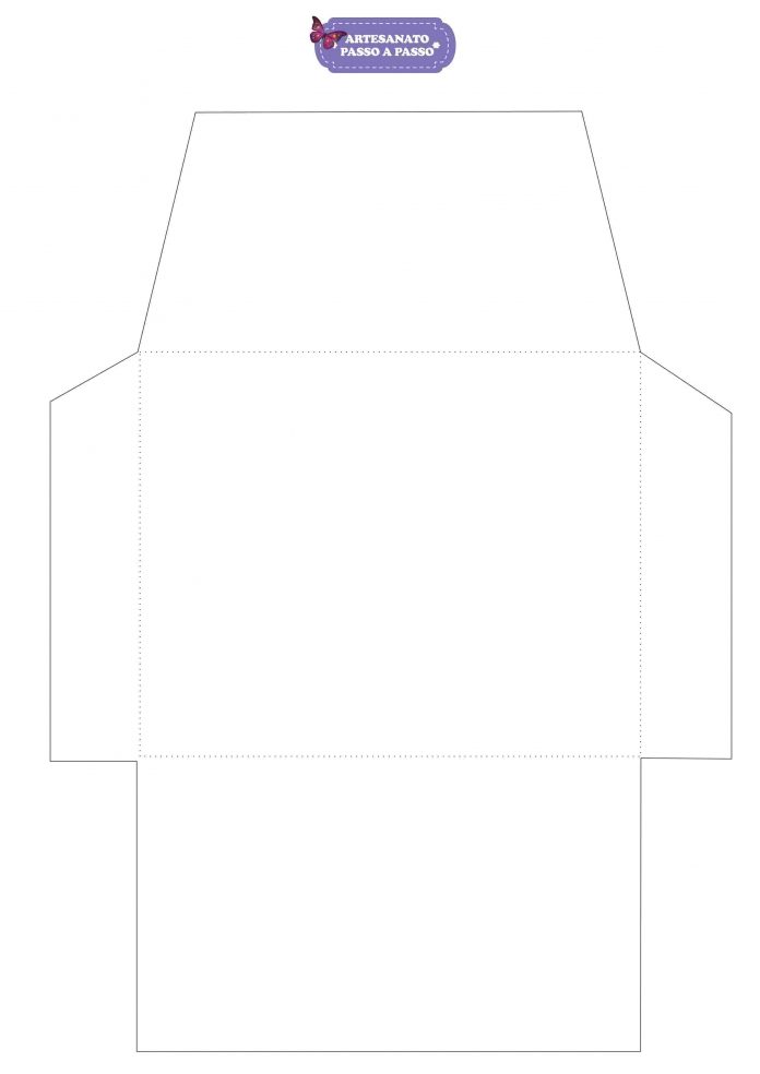 Molde de envelope para imprimir: Modelos - Artesanato Passo a Passo!