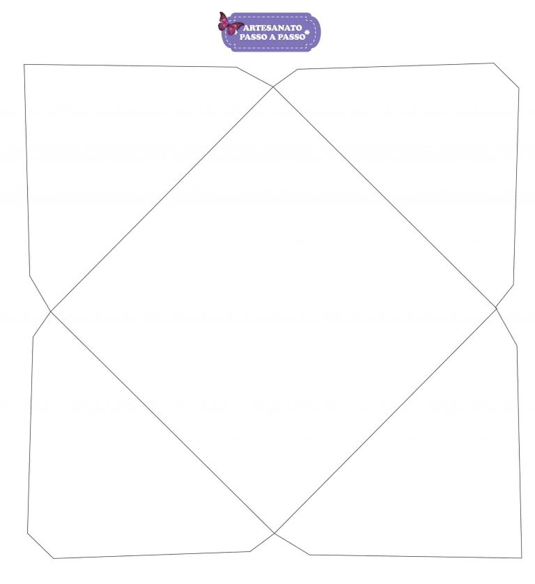 Molde de envelope para imprimir: Modelos - Artesanato Passo a Passo!
