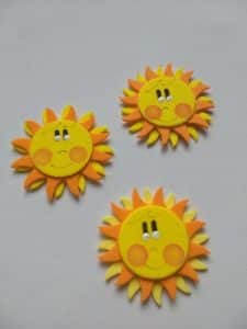 Molde de Sol para imprimir - Artesanato Passo a Passo!