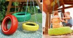 Como fazer balanço de pneu para divertir as crianças - Artesanato Passo ...
