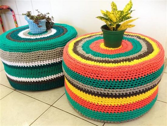 Como fazer Puff de crochê passo a passo - Artesanato Passo a Passo!