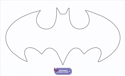 Máscara do Batman: Molde, EVA, feltro e papel - Artesanato Passo a Passo!