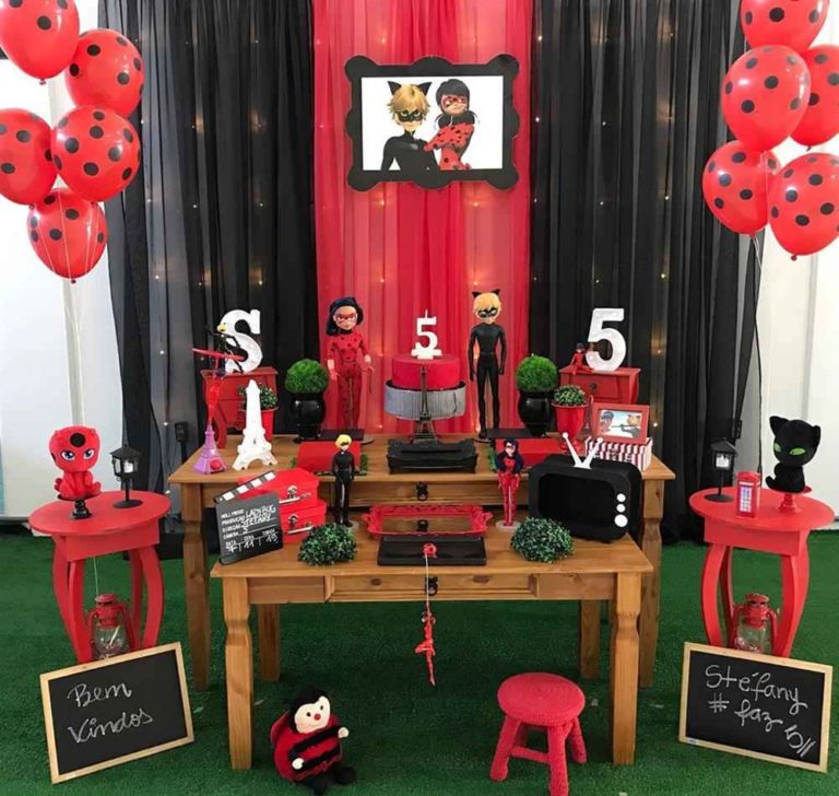 Decoração Ladybug: + de 60 fotos, moldes e ideias para fazer ...