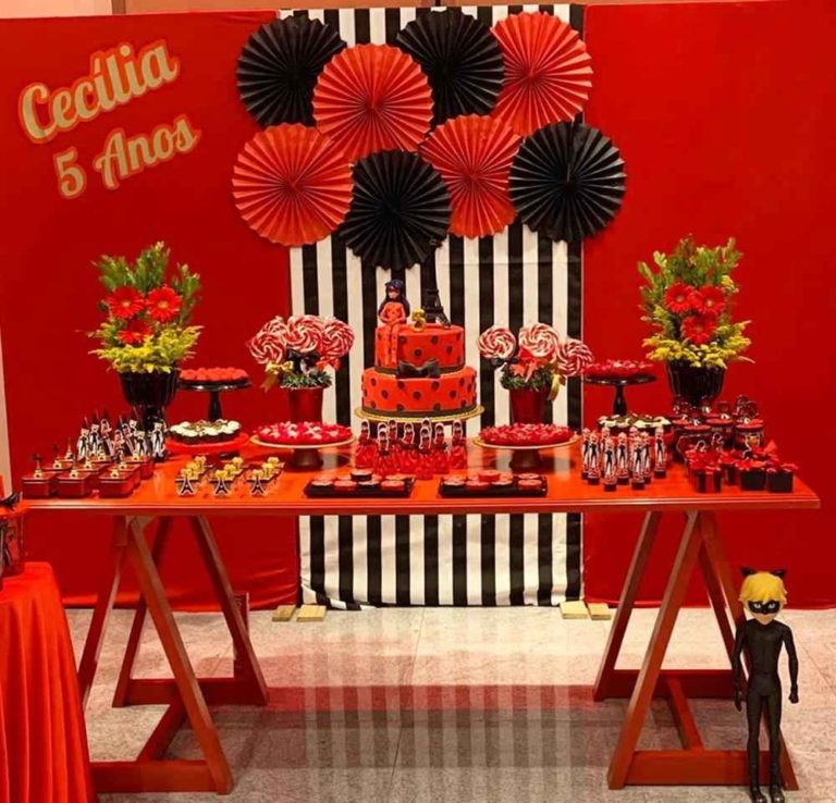 Decoração Ladybug: + de 60 fotos, moldes e ideias para fazer ...