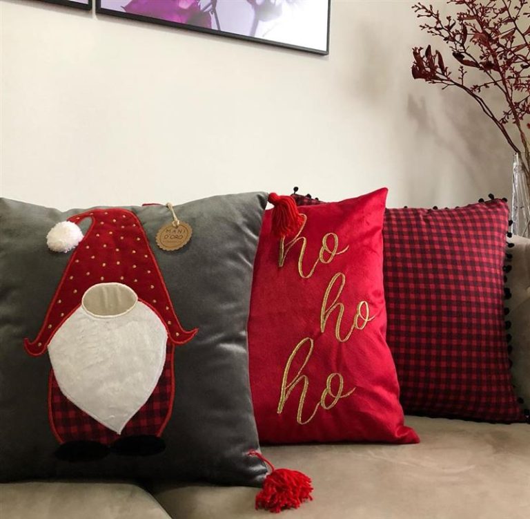 Almofadas de Natal: +55 modelos inspiradores em feltro, tecido e crochê ...