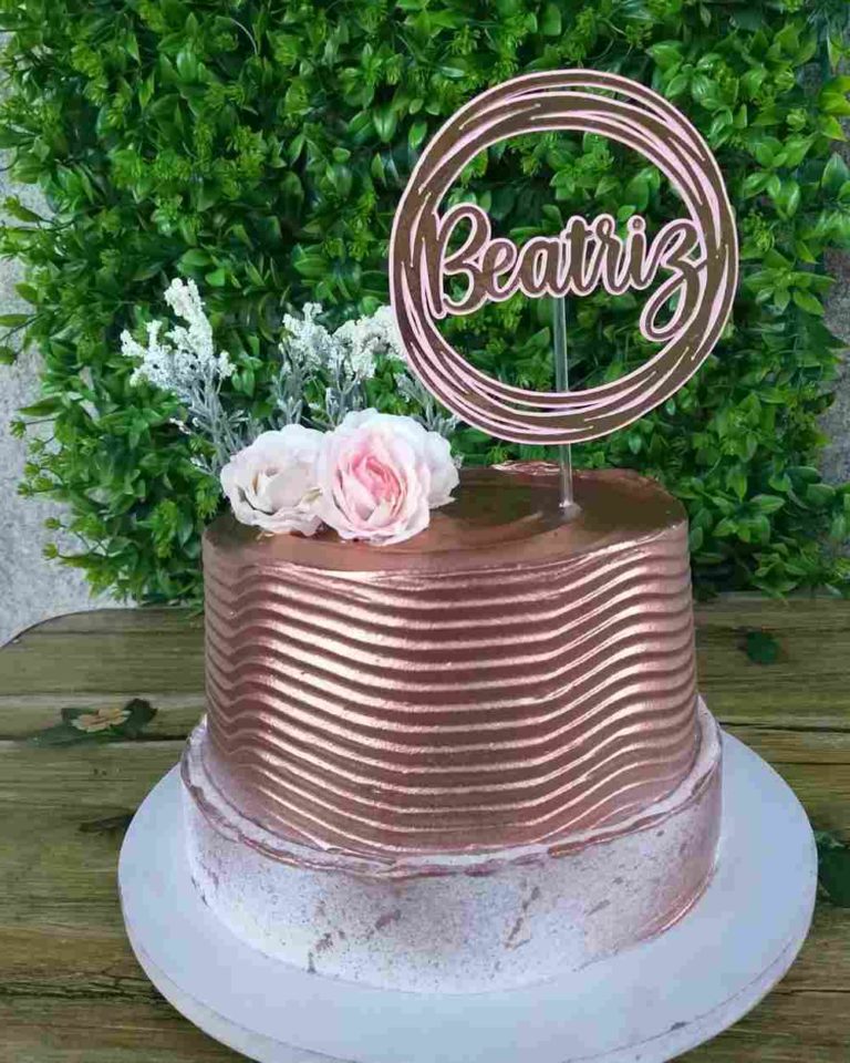 Bolo Rose Gold: como fazer +60 criações modernas e irresistíveis ...