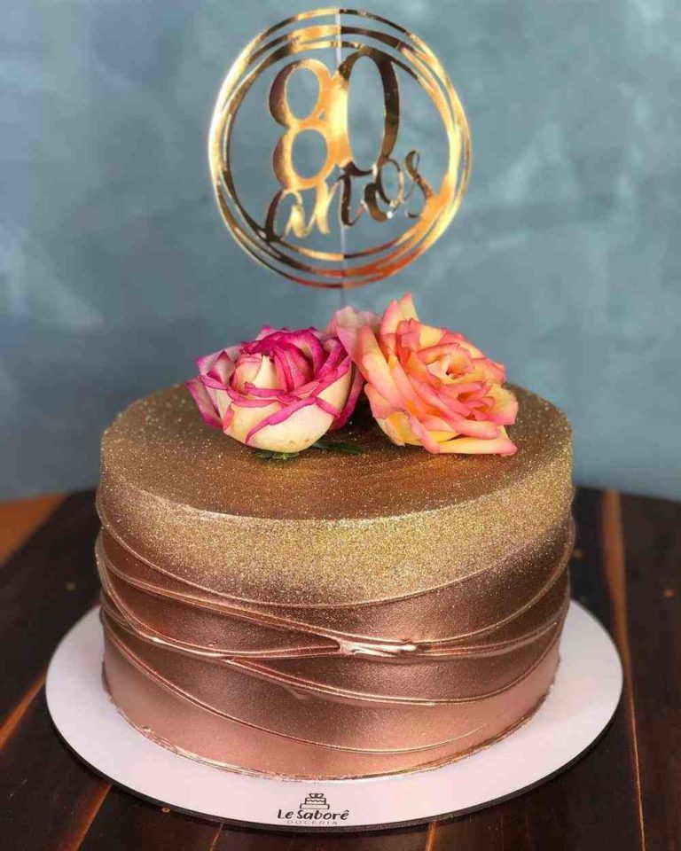 Bolo Rose Gold: como fazer +60 criações modernas e irresistíveis ...