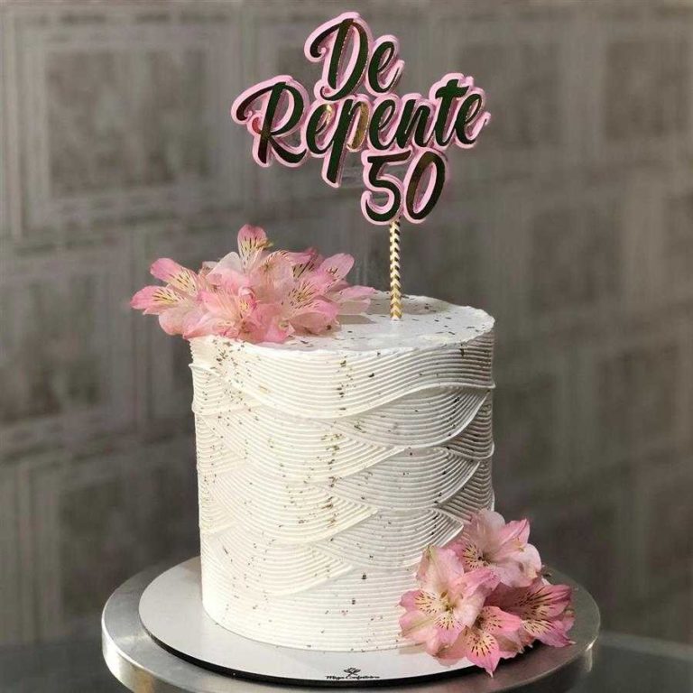 Bolo feminino decorado: +95 Inspirações fantásticas do simples ao ...