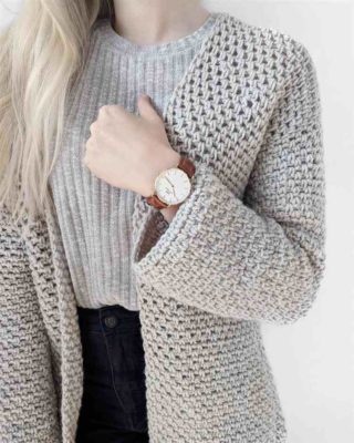 60 Modelos de cardigan de crochê: do básico aos super coloridos ...