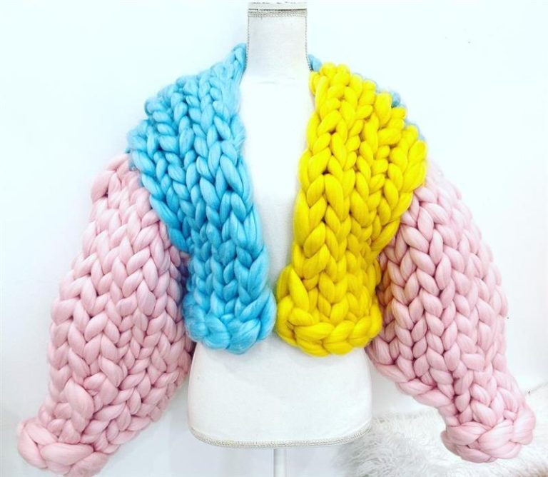 Maxi tricot: 70 Ideias e modelos que irão te impressionar - Artesanato ...