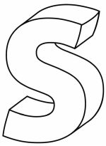 +20 Moldes da letra S para imprimir em vários tamanhos e formatos ...