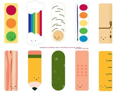 33 Modelos de marca página para imprimir super criativos - Artesanato ...
