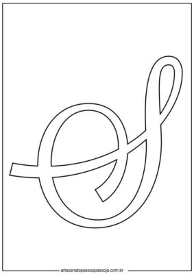 +20 Moldes da letra S para imprimir em vários tamanhos e formatos ...