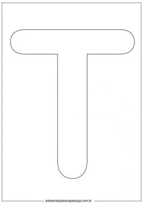 Molde de letras grandes em PDF para painel, aniversário e EVA ...