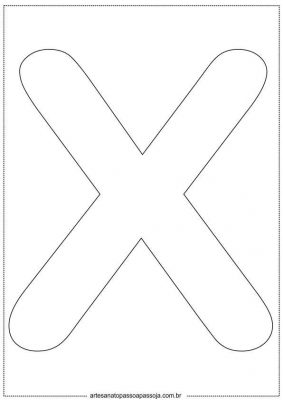 Molde de letras grandes em PDF para painel, aniversário e EVA ...