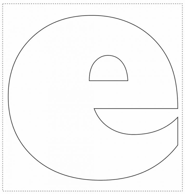 Molde letra E para imprimir: maiúscula, minúscula e cursiva ...