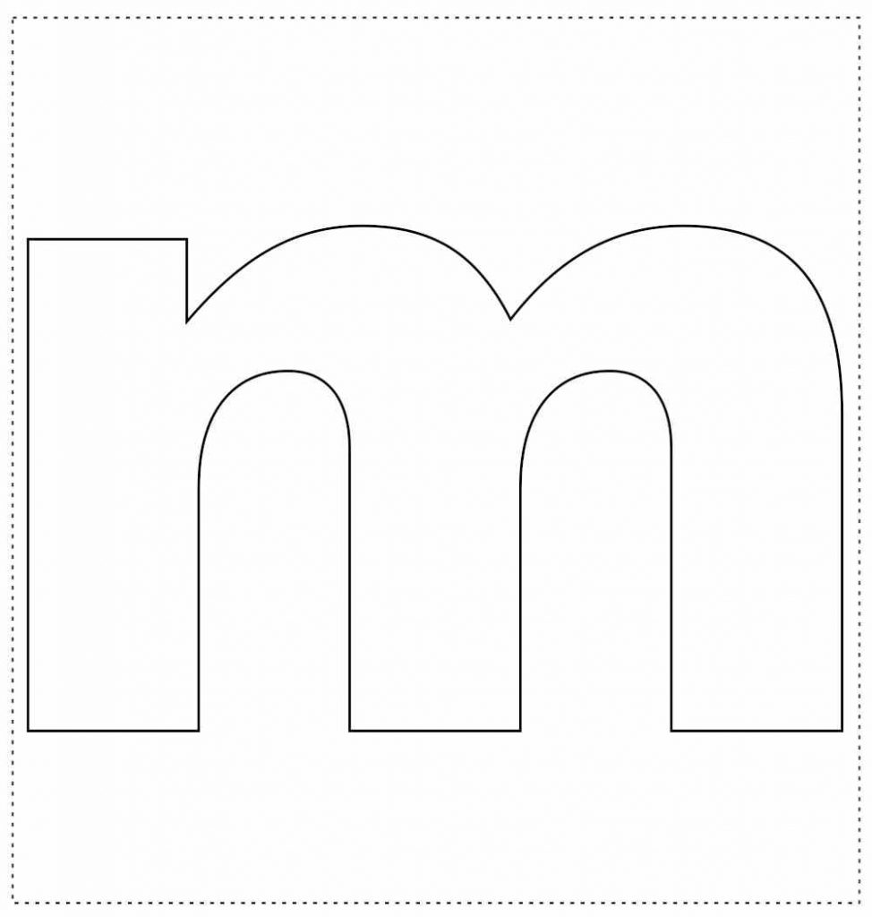Molde letra M para imprimir e usar em artesanatos e atividades ...