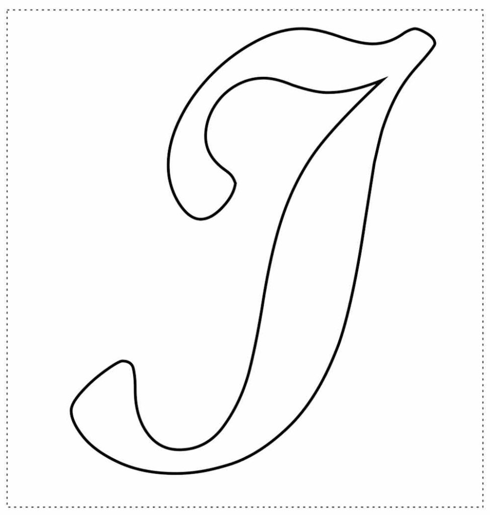 Molde letra i para imprimir tamanho grande - Artesanato Passo a Passo!