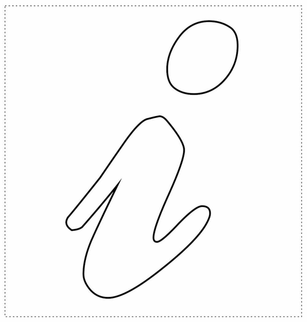 Molde letra i para imprimir tamanho grande - Artesanato Passo a Passo!