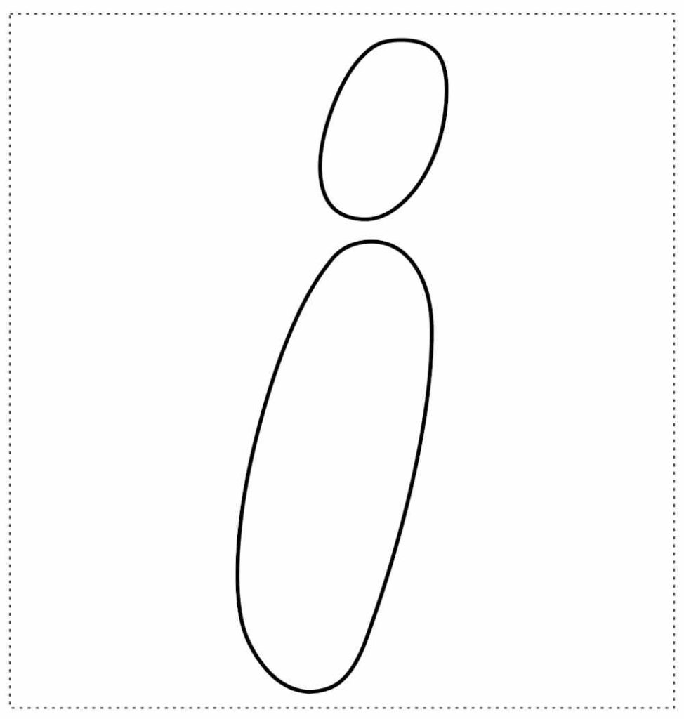 Molde letra i para imprimir tamanho grande - Artesanato Passo a Passo!