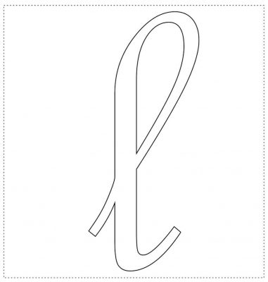Molde letra l para imprimir, copiar, recortar e aproveitar - Artesanato ...