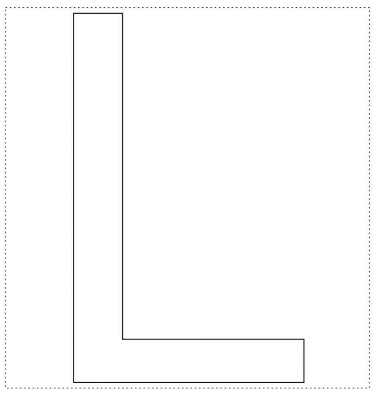Molde letra l para imprimir, copiar, recortar e aproveitar - Artesanato ...