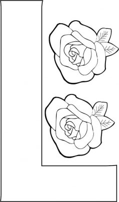 Molde letra l para imprimir, copiar, recortar e aproveitar - Artesanato ...