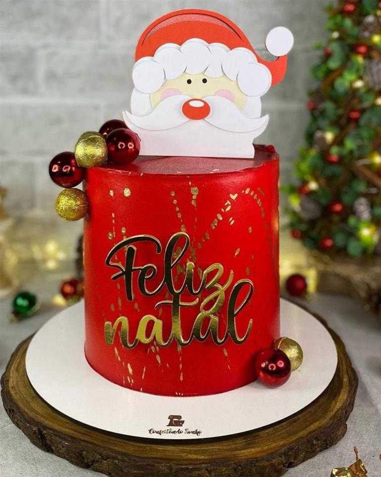 Bolo de Natal: 70 modelos decorados que impressionam pelos detalhes ...